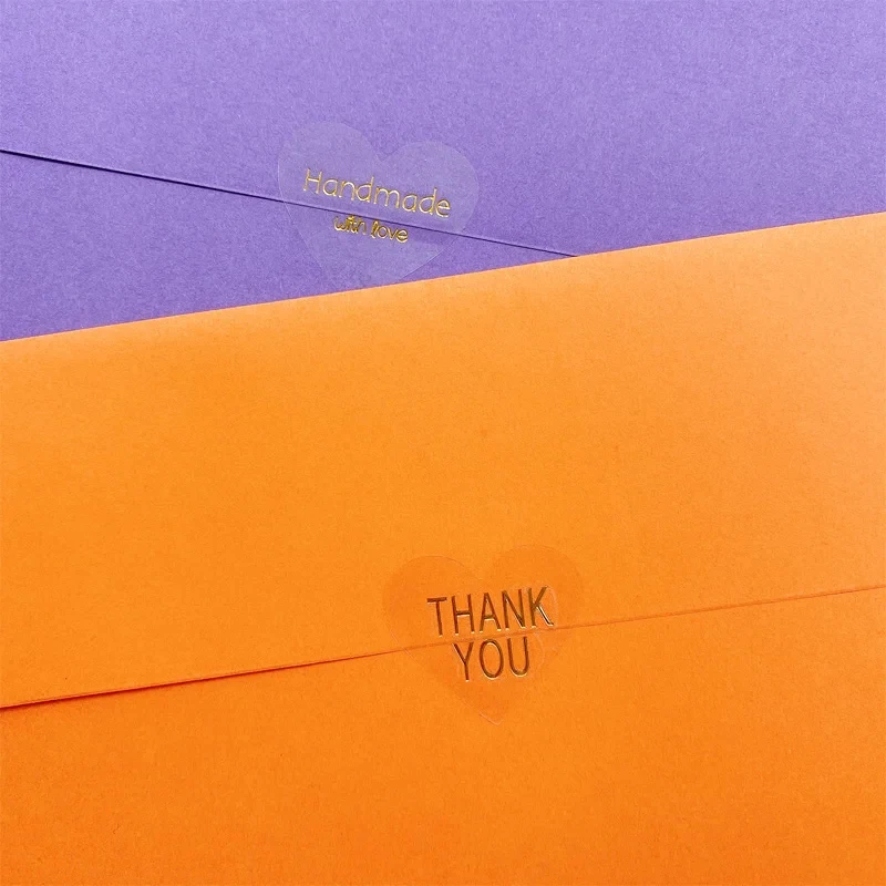 Customised Logo Printing Clear Seal Sticker Hot Stamp Round Sticker ...