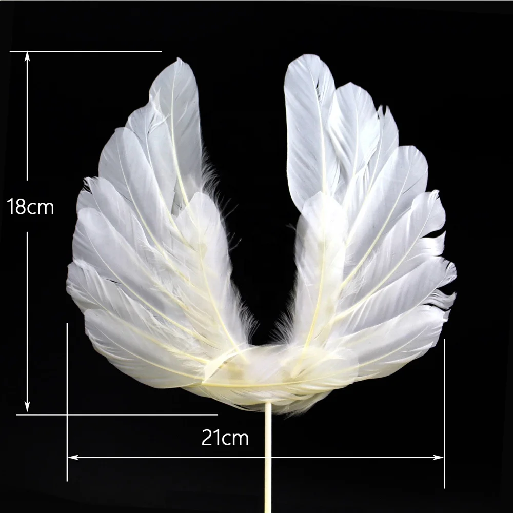 Feather Wings Cake Topper Decoration For Wedding Party Birthday Cake ...