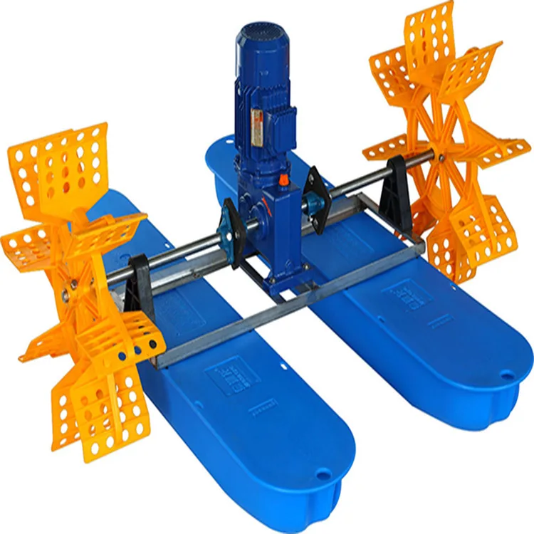 Electric Powered 380v 750w Fish Farming Paddle Water Wheel Aquaculture ...
