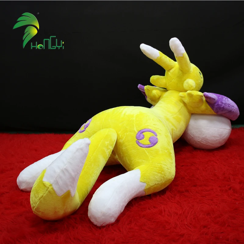 Double Layers Giant Laying Inflatable Renamon Yellow Plush