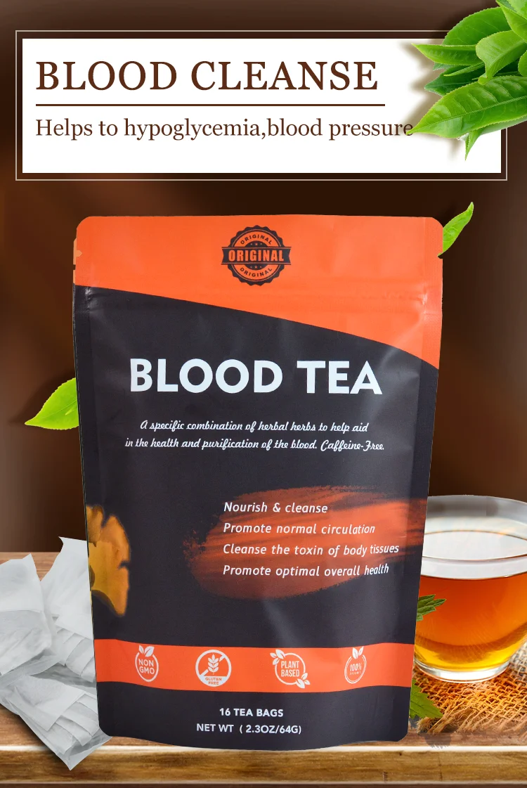 Chinaherbs Custom Package Blood Cleansing Herbal Tea Lower High Blood ...