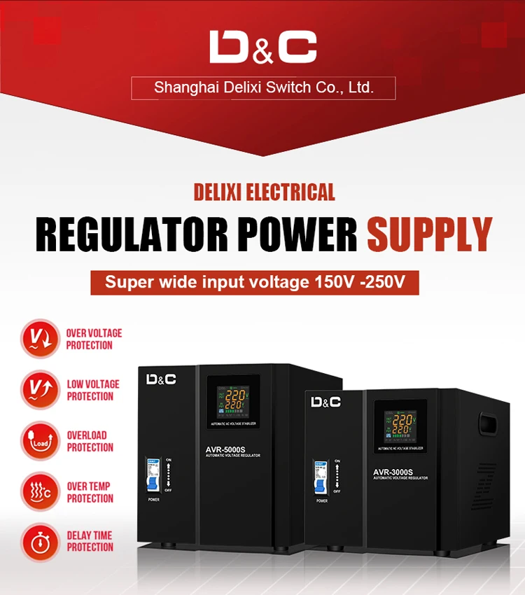 SVC-2000VA Single Phase Servo Motor Type Hot Selling Popular Model ...