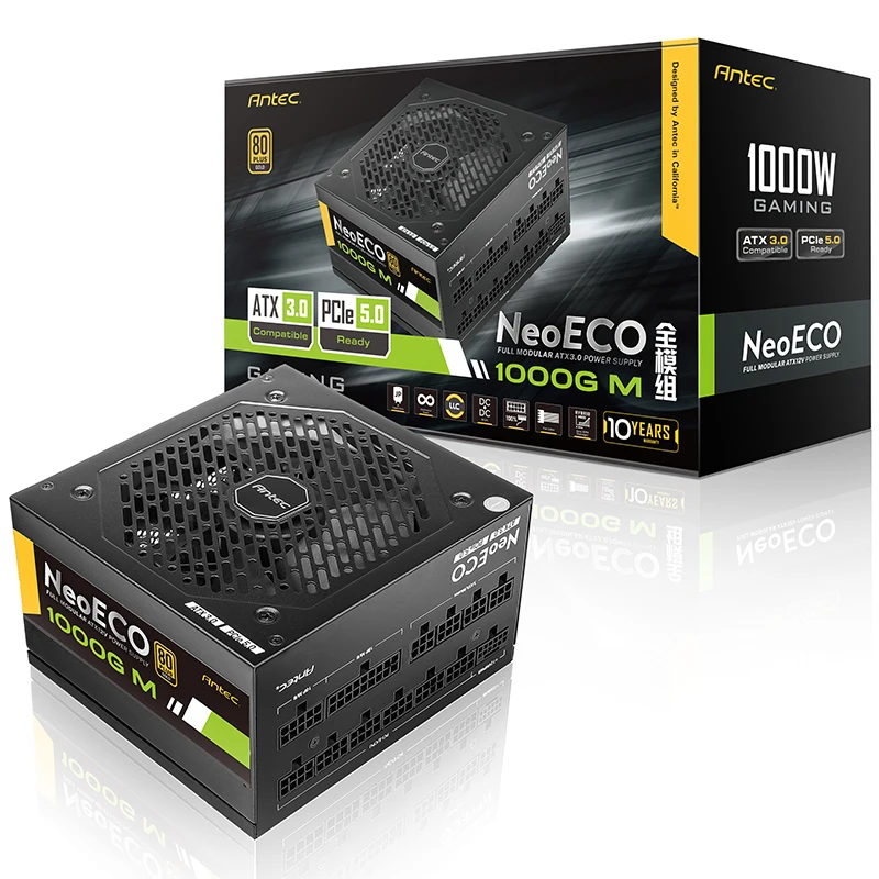 850w/1000w /1200w Atx3.0 Pcie5.0 12v Hpwr Rated Pc Power Supply High ...