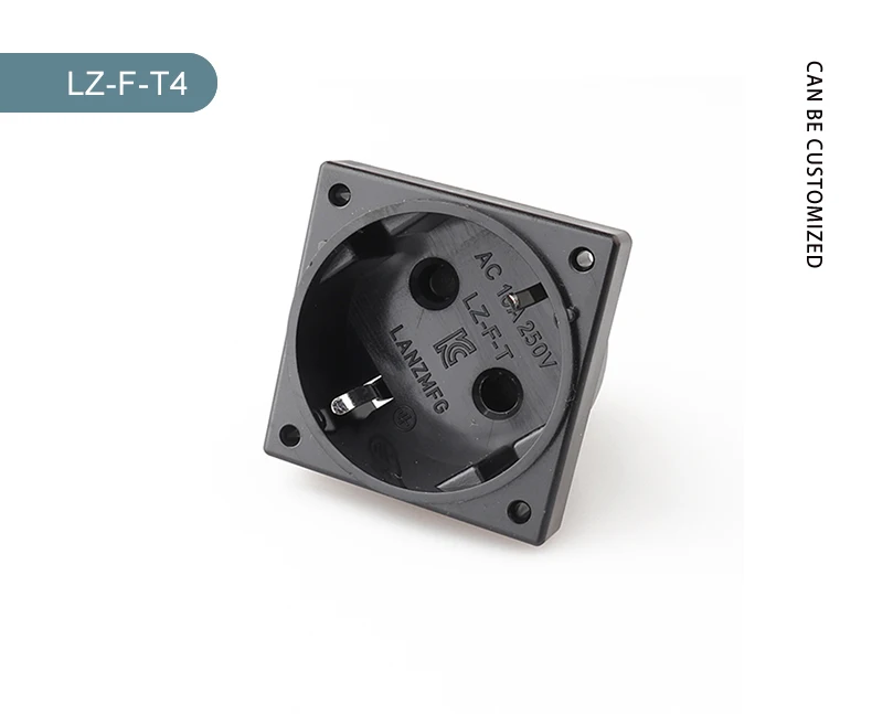 Korean Standard EU Power Socket - 250V AC Plug with Socket