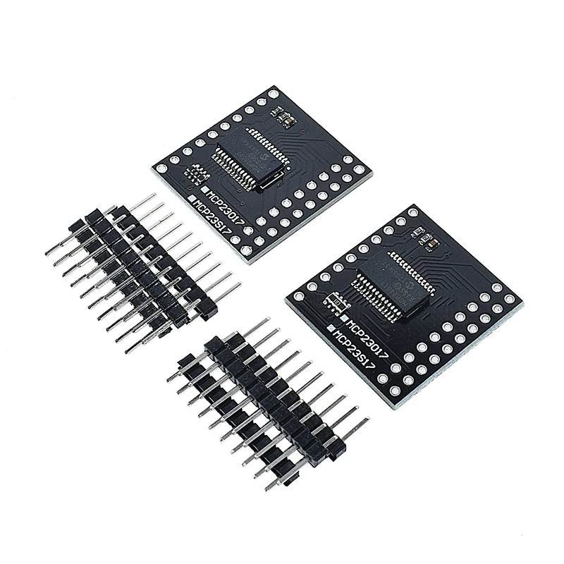 Aeak Mcp23017 Iic I2c Spi Mcp23s17 Bidirectional 16-bit I/o Expander Pins 10mhz Serial Interface ...