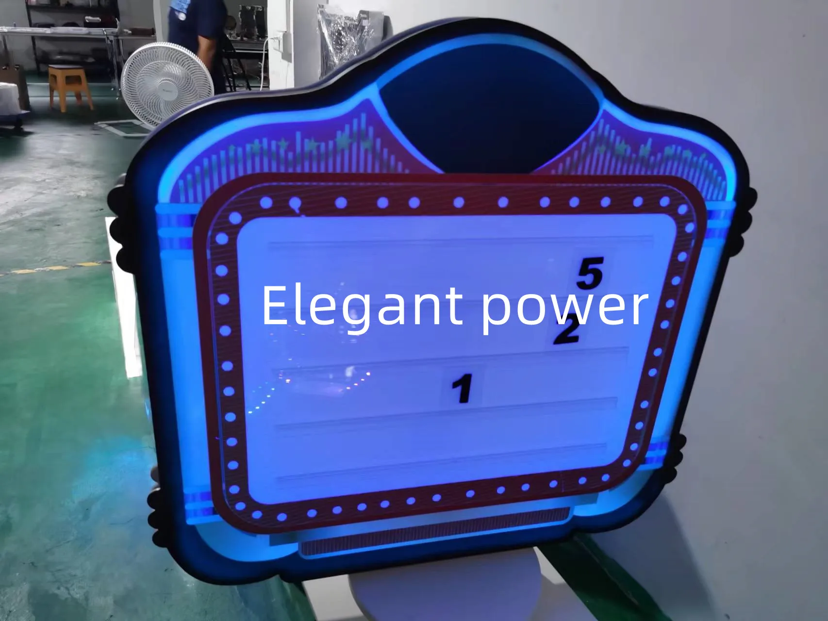 Customized LOGO LED Letters Board VIP Display Glorifier LED Marquee ...