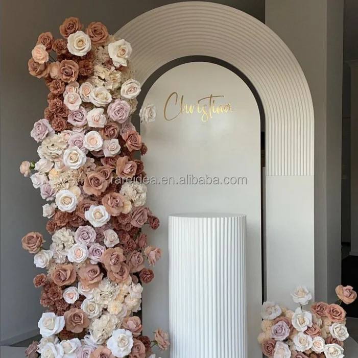 Customized Backdrop Flower Pvc Acrylic Wedding Backdrop Decoration ...