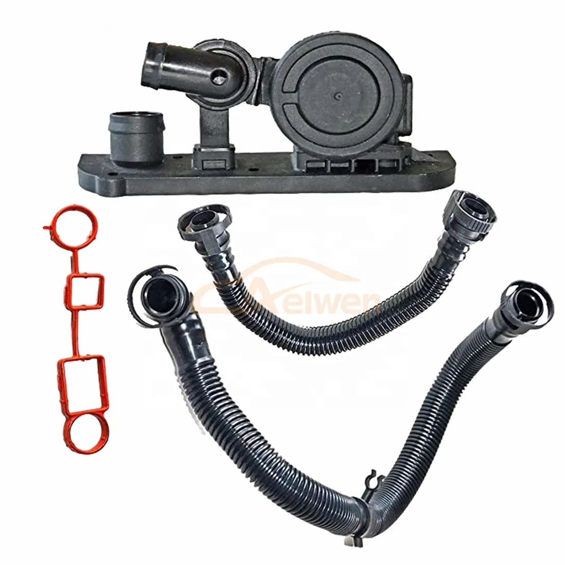 Engine Oil Trap Crankcase Breather Valve With Hose Kits Used For Audi ...