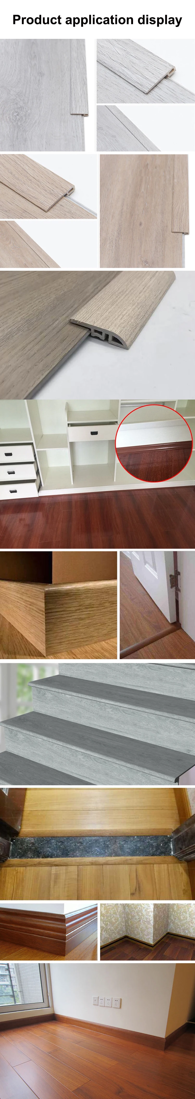PVC Stair Nosing Strips Rubber Stair Nose Trim Plastic Stair Nose ...