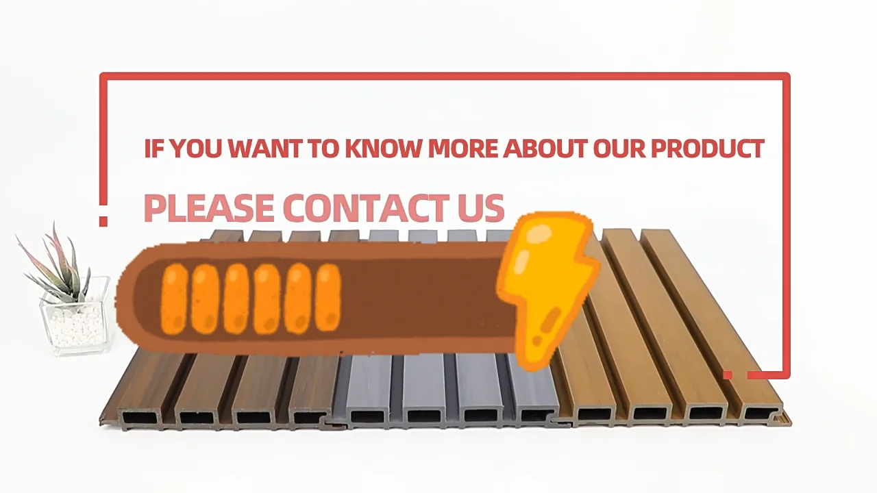 Waterproof Eco Wood Plastic Composite Louvers Wall Cladding Exterior ...