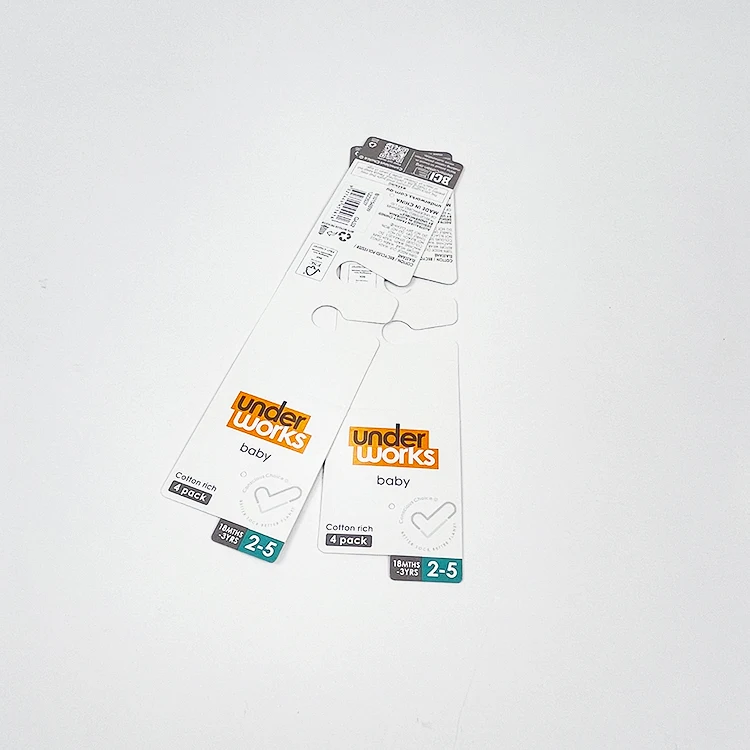 Retail Tags Packaging Design Custom Cardboard Header Card Printing Bag ...