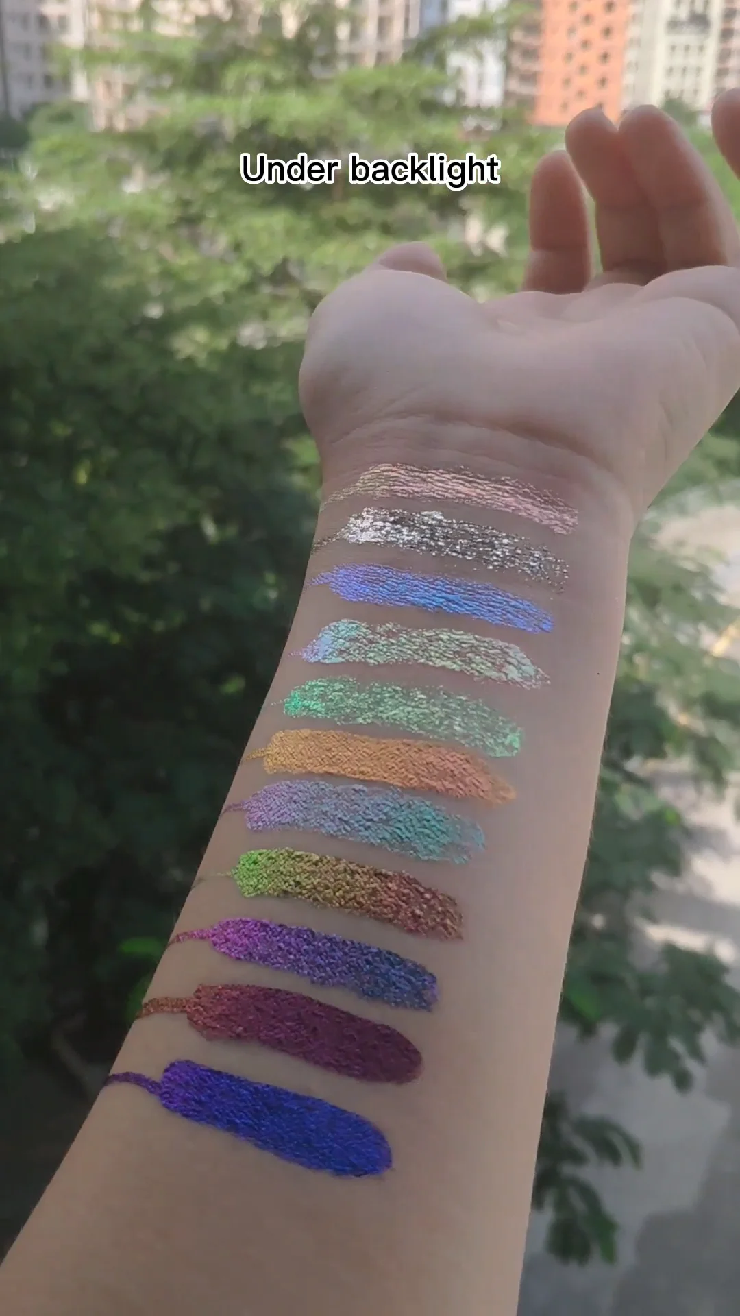 Multichrome Eye Liner Long Lasting Waterproof Shimmer Colorful ...