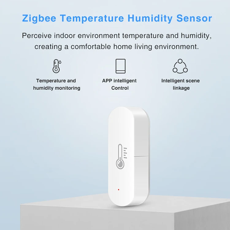Wifi Temperature & Humidity Sensor With Display For Smart Home Remote ...