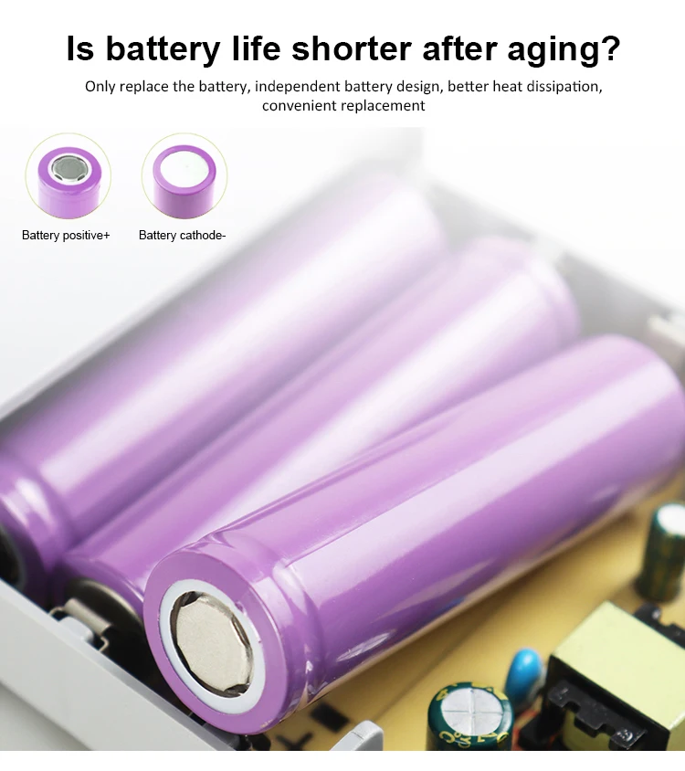 12V 2A DC CCTV UPS Power Supply with 3600mAh Lithium-Ion Battery ...