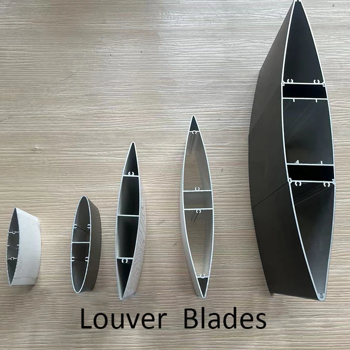 GEILI Architectural Aluminum Motorized Louver Sunshade