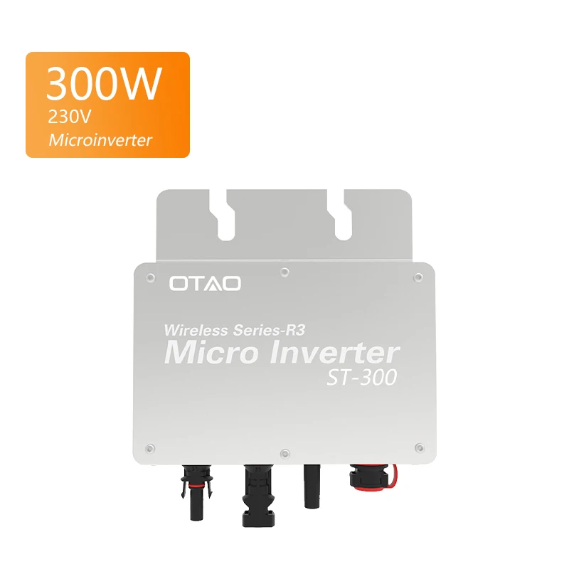 Microinverter 300w Solar Energy System Grid Tie Single Phase Off-grid ...