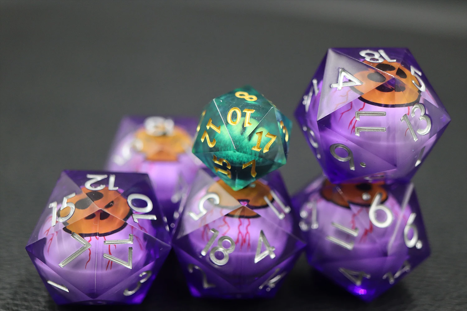 Dnd Eyeball Single Dice Sharp Edges 33mm Dungeons And Dragons ...