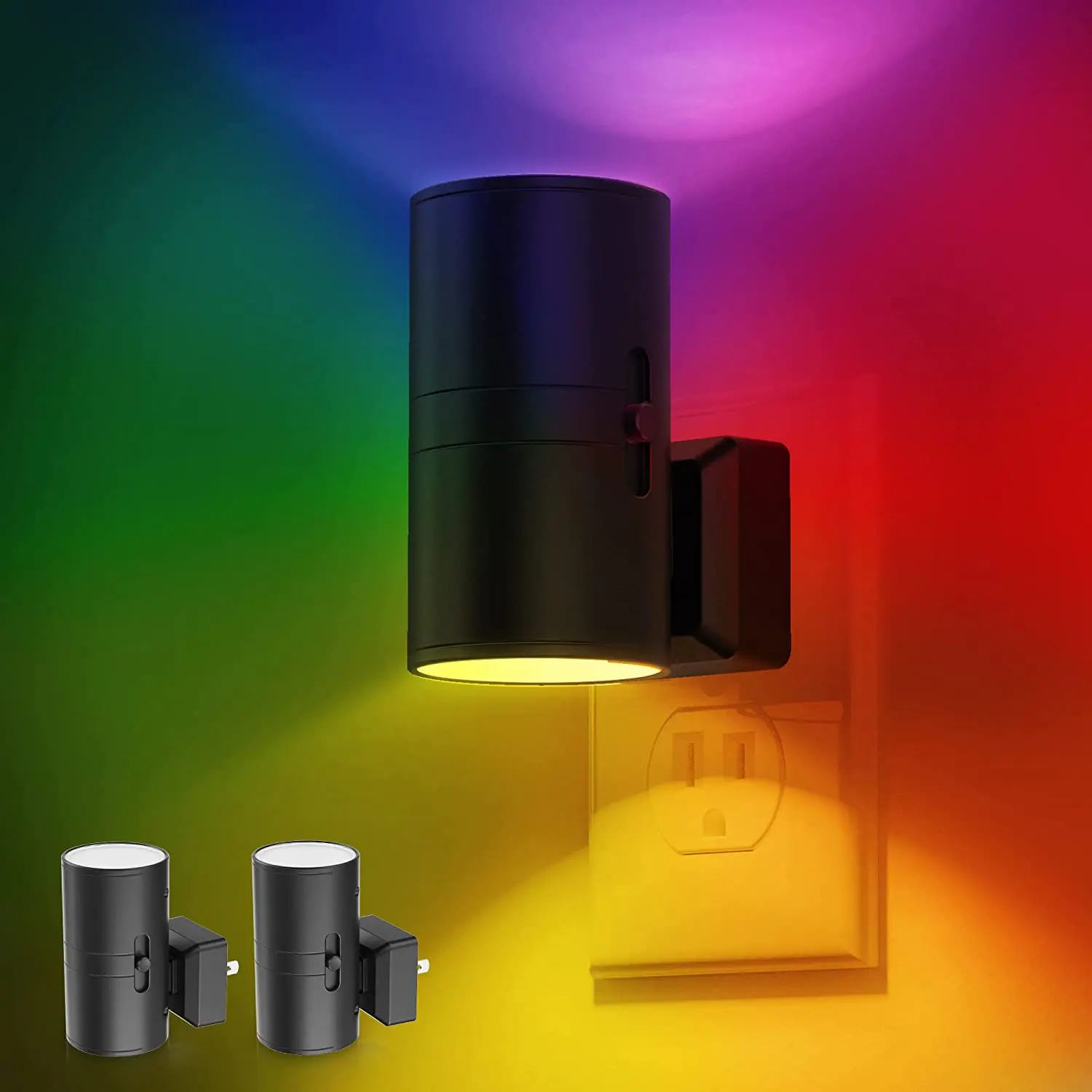 Lohas 2024 Hot Wall Plug In Night Lights Adjustable Brightness Light ...