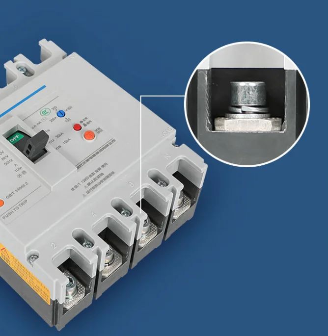 Chint MCCB Plastic-Case Leakage Protection Circuit Breakers NM1LE Elcb ...