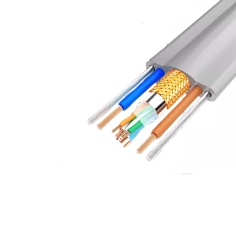 High Quality Flexible UTP Cat6 TTVB Flat Elevator Cable