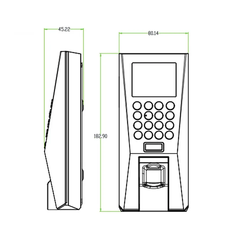 ZK Biometric Fingerprint Access Control System - Smart & Secure