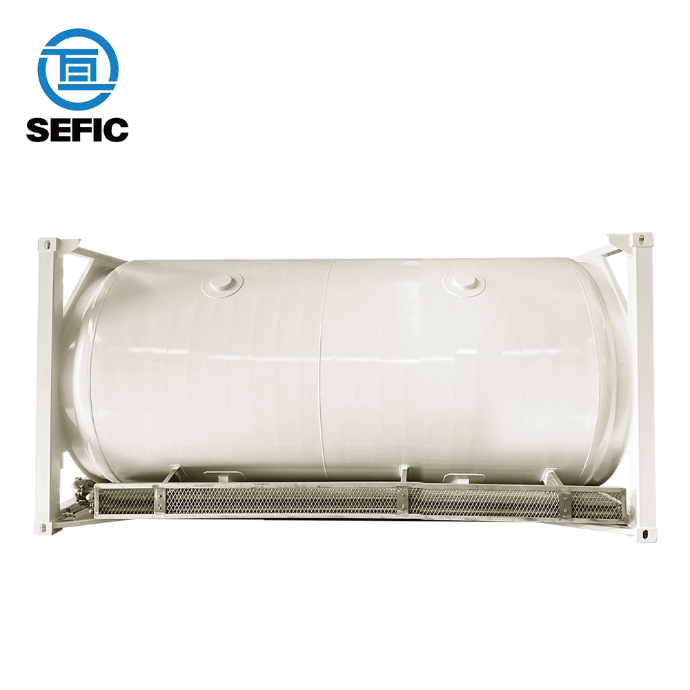 10ft T75 Cryogenic Iso Tank Container Asme Standard For Ln2/lo2/lar ...