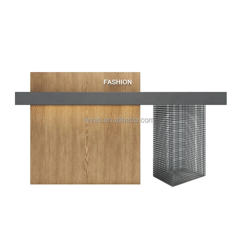 Modern Spa Barber Shop Counter Desk - Pink Gold Reception