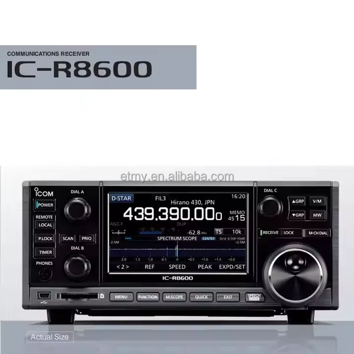 High-Performance ICOM IC-R8600 Full-Band Digital Receiver Broadband Communication Receiver ...