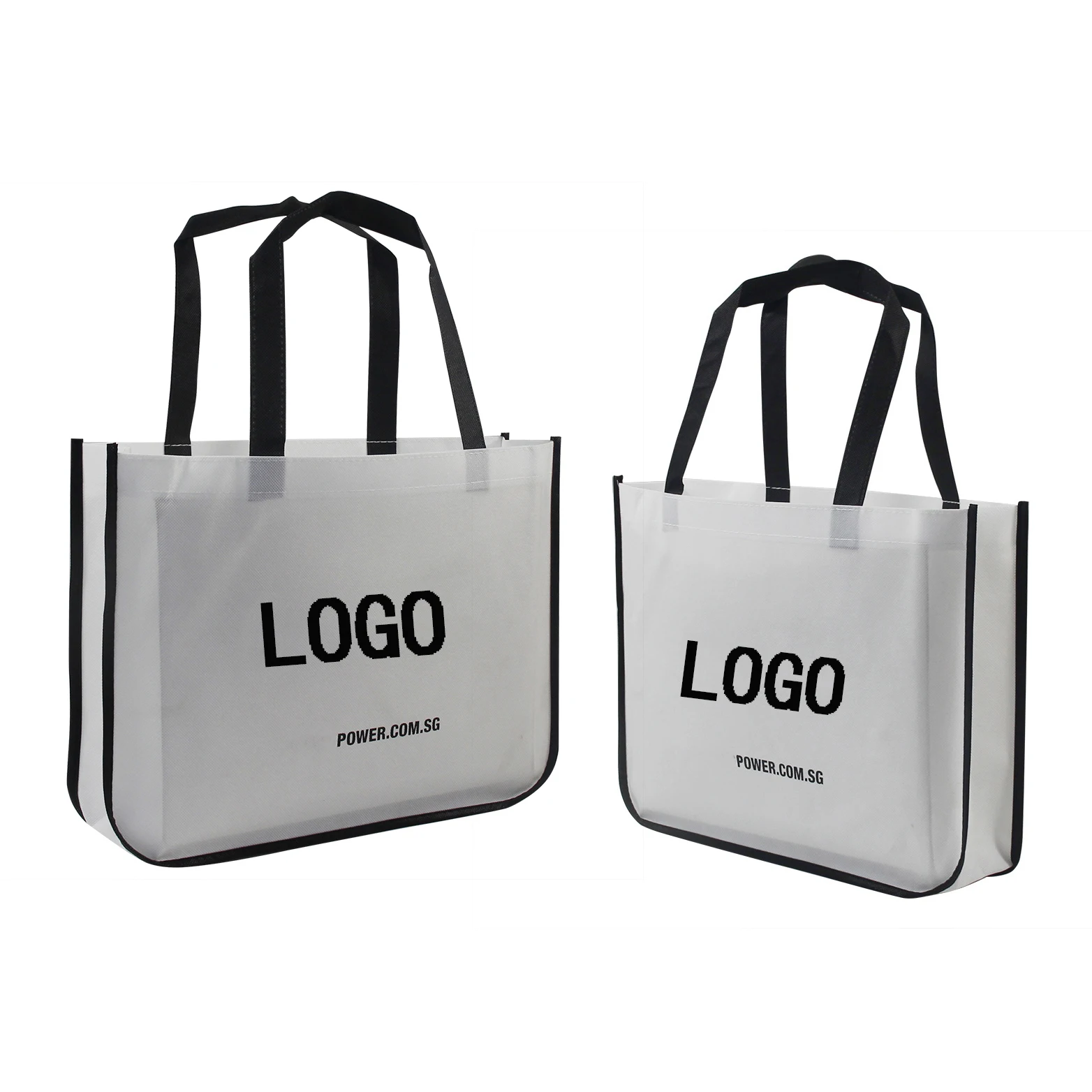 Wholesale Round Corner Nonwoven Shopping Bags - Reusable