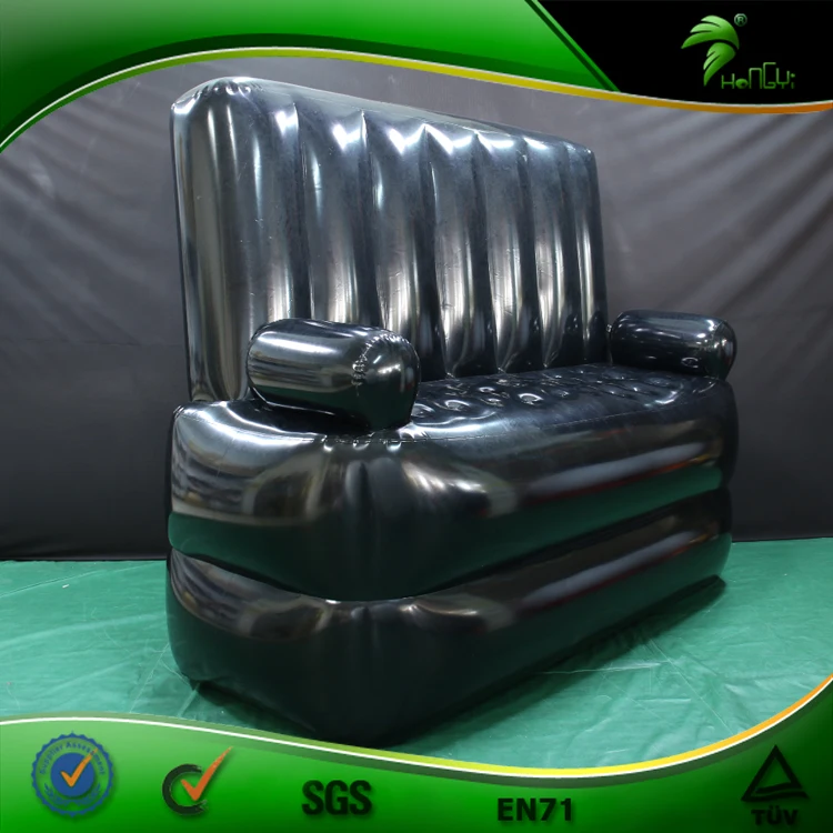 Bouncy Inflatable Black Sofa Bed Custom Inflatable Air Sofa Giant Blow ...
