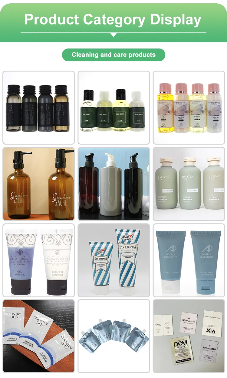 Luxury Disposable Plastic Hotel Toiletries Set Portable Spa Amenities ...