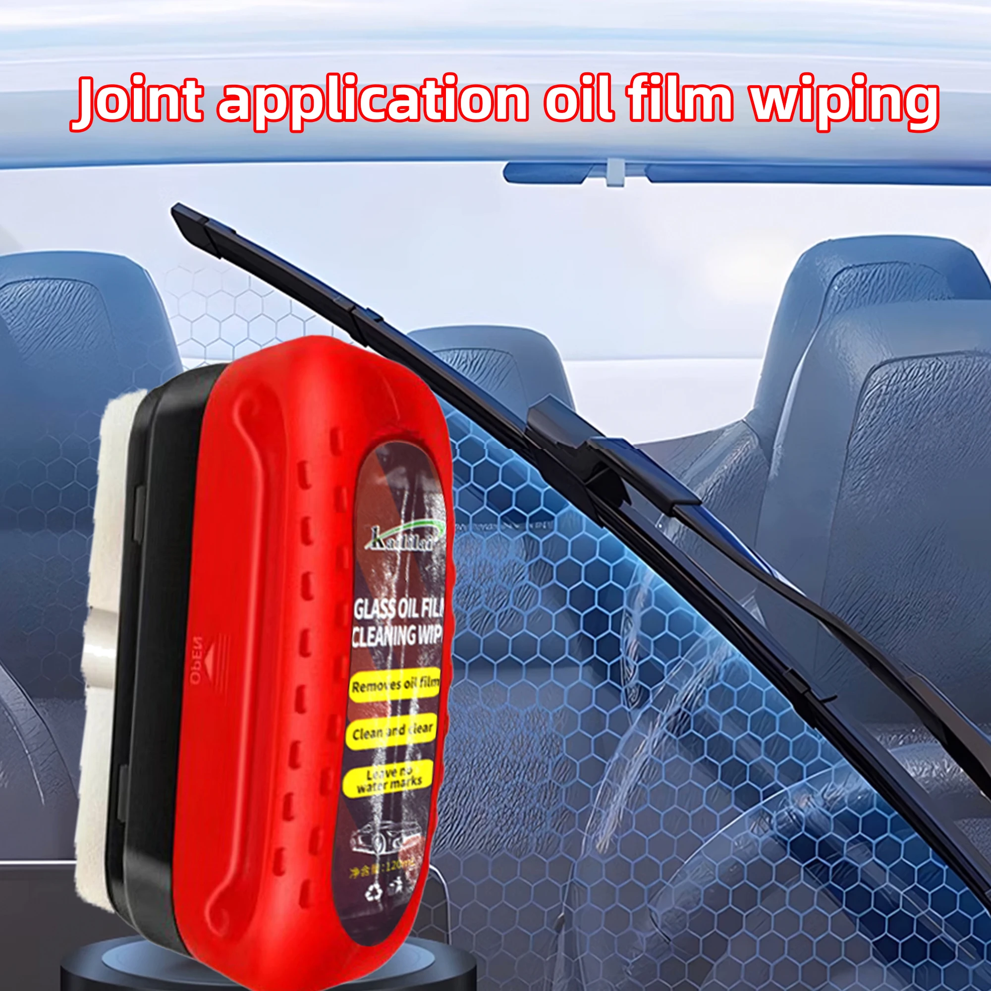Automotive Glass Oil Film Remover - Durable Car Window Cleaner Brush ...