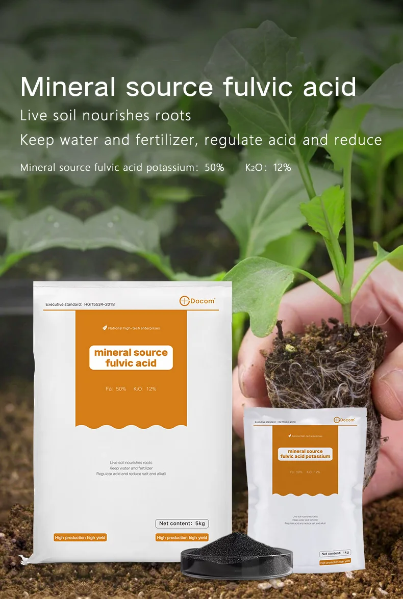 Wholesale Mineral Source Fulvic Acid Npk Humic Acid Fertilizer Powder Potassium Fertilizer ...
