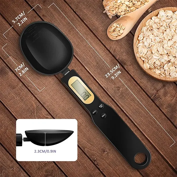 White Digital Measuring Spoon Digital Spoon Scale In Grams And Ounces ...