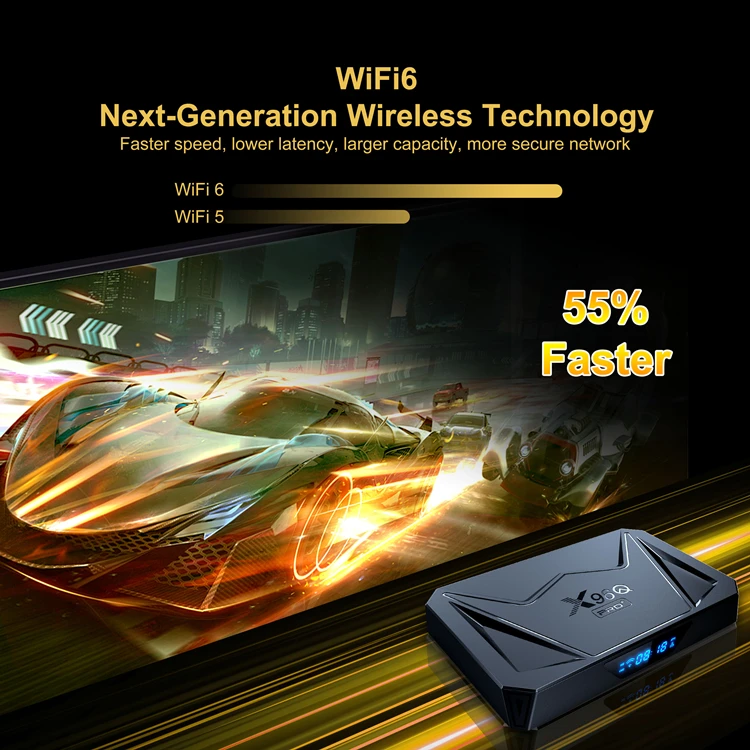 X96Q PRO PLUS Android 14 Set-Top Box - 4K HDR 8K Support