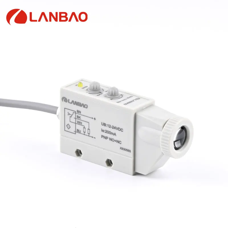SPM-WB series IP65 10mm sensing distance NPN PNP DC 12V 24V Color mark ...