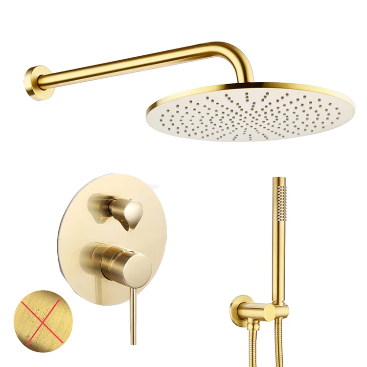 Wall Mounted Brass Shower Mixer Set - Buy High Quality Shower Mixer Set ...