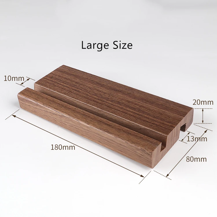 Wholesale Custom Engraved Logo Desktop Stand Walnut Tablet Mobile Cell ...