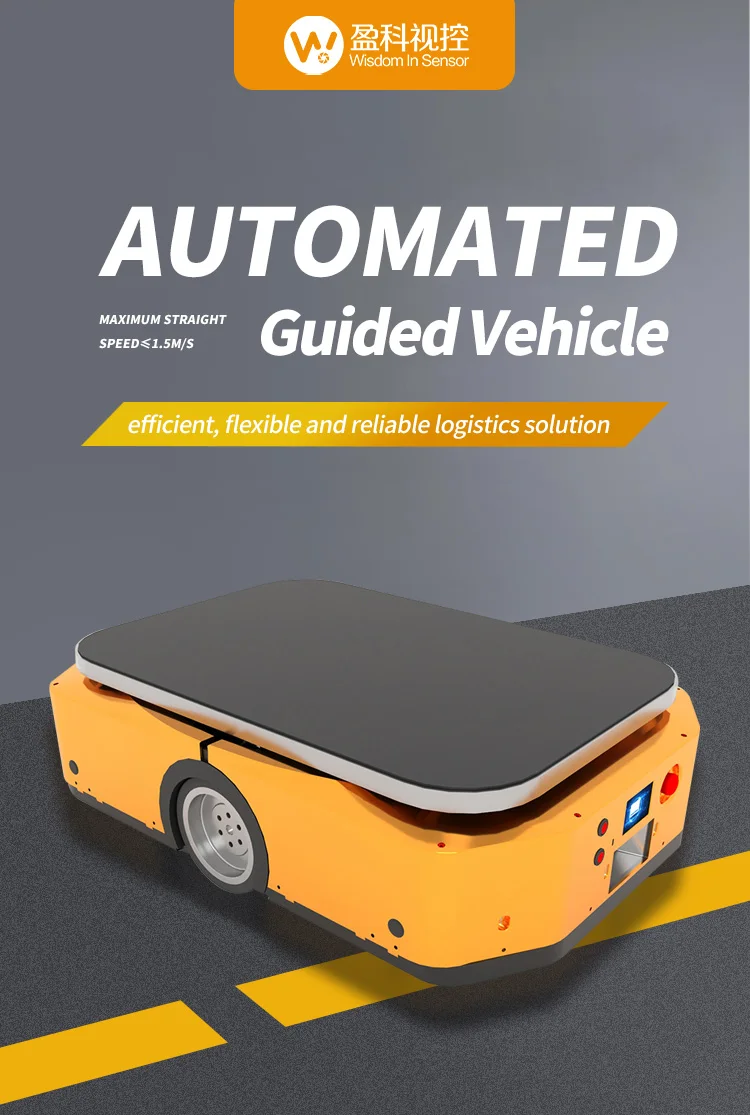 Agv Robot Automated Guided Vehicle Transport Pallets Load Lifter ...