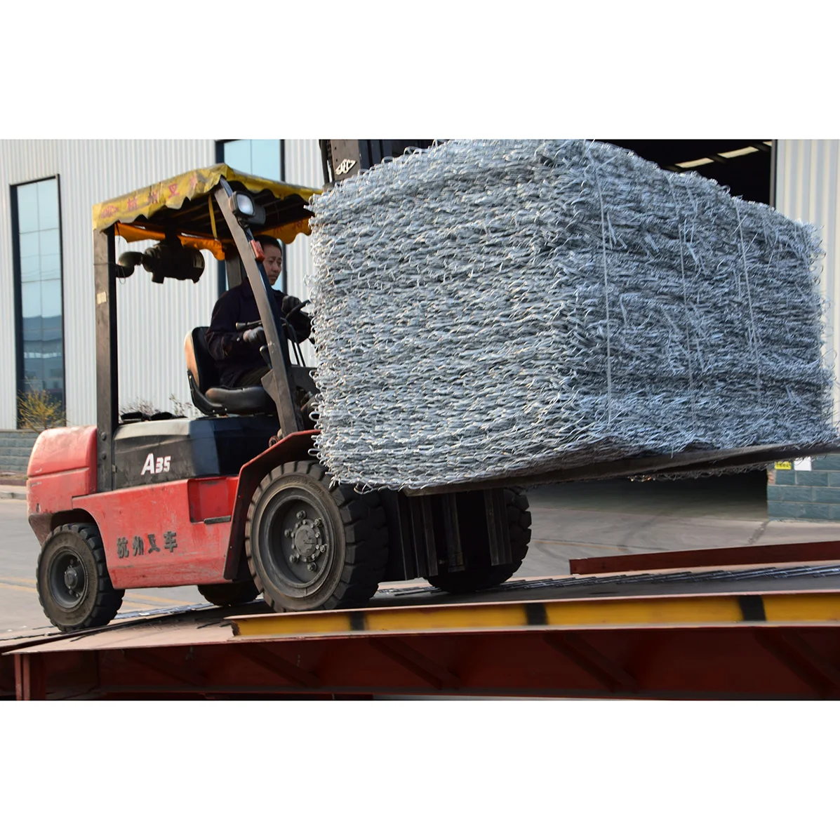 Rockfall Protection Galvanized Wire Mesh For Gabion The Diversion Dam ...