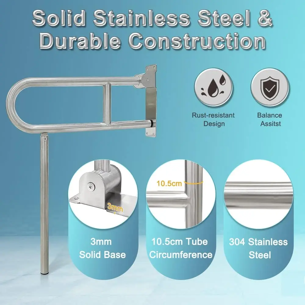 Customization Wall Mounted Toilet Safety Support Hand Rail Showers ...