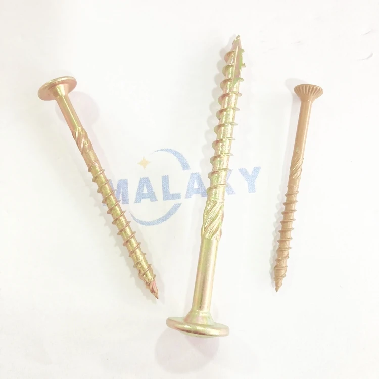 Malaxy Flat Head Screw Square Drive Wood Self Tapping Decking Screws ...