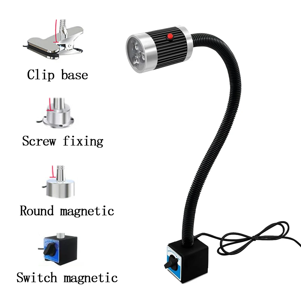 Magnetic Work Light,Flexible Gooseneck LED Lamp with Strong Magnetic ...