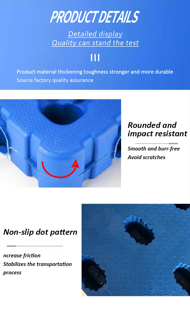 Hot Sale Hdpe Euro Nine Legged Blow Molding Plastic Pallet - Buy Hygienic Plastic Pallet,Export ...