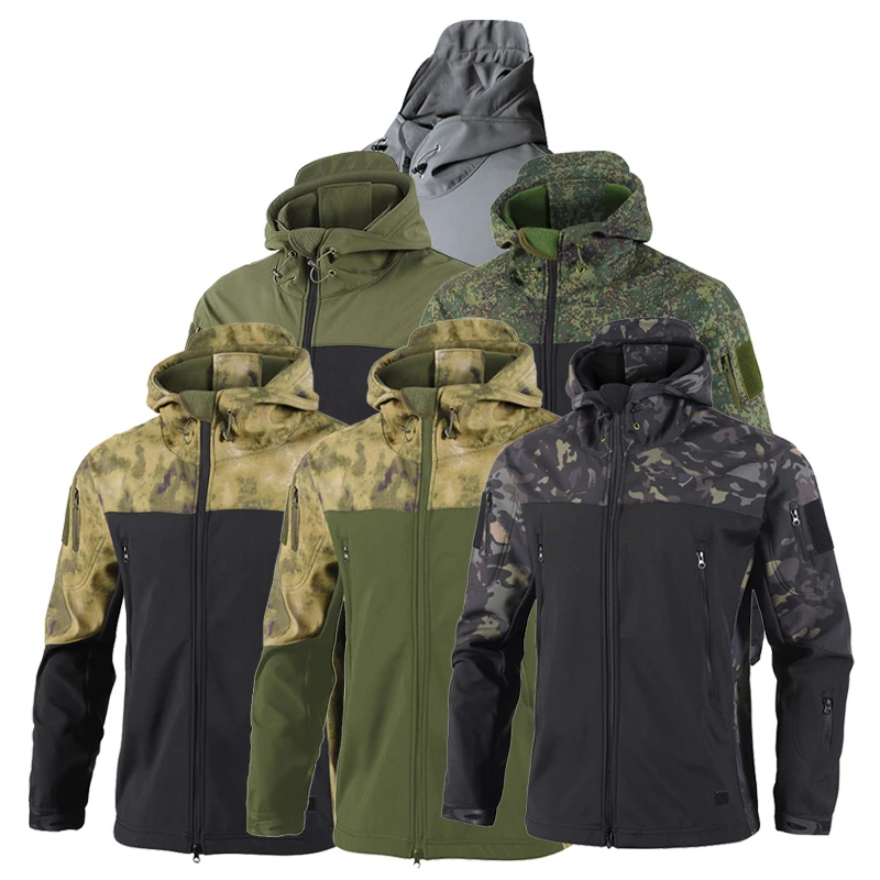 Sivi Custom Logo Waterproof Tactical Jacket Men Warm Windbreaker Jacket ...