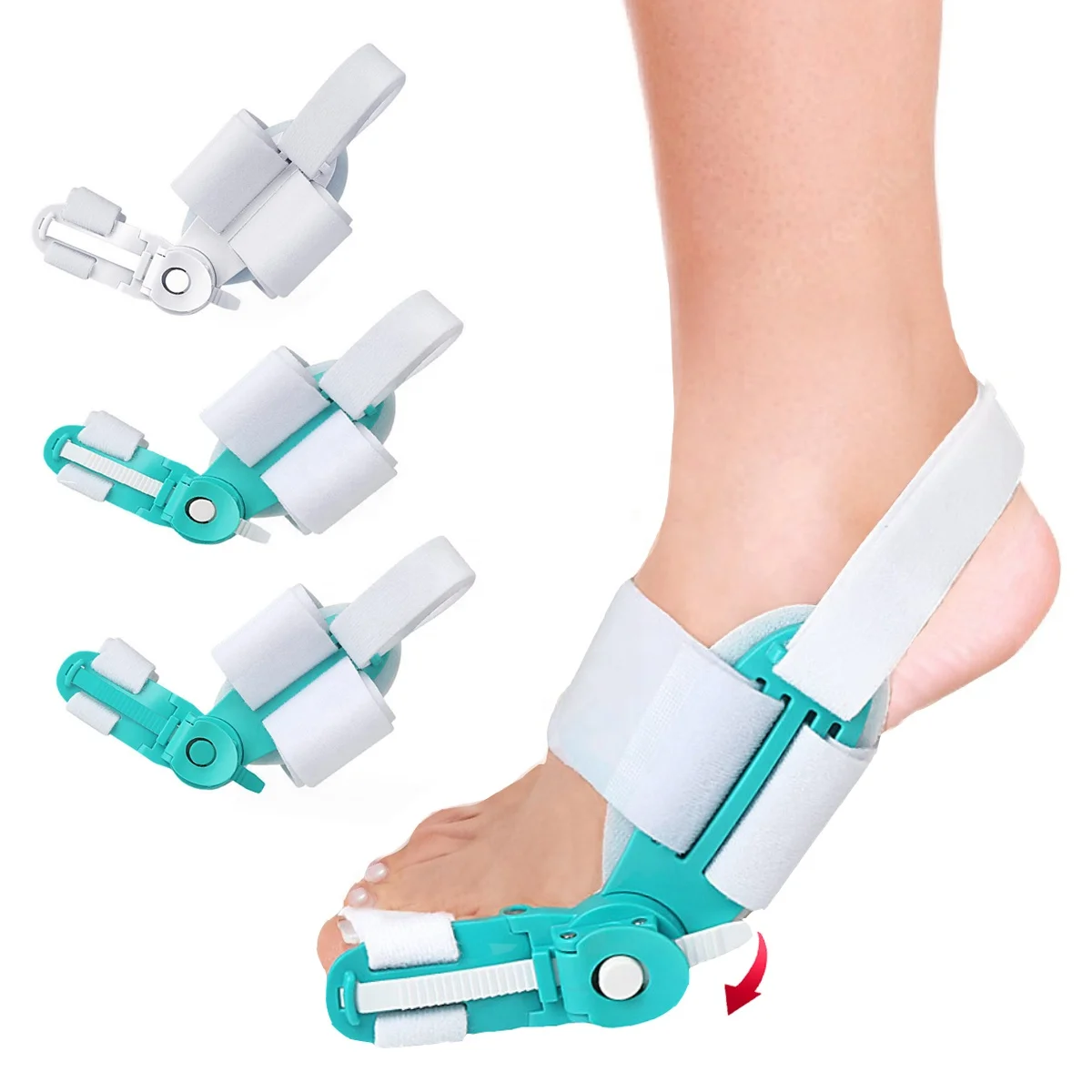 Toe Separator Splint Hallux Valgus Orthopedic Adjustable Braces Big Toe ...