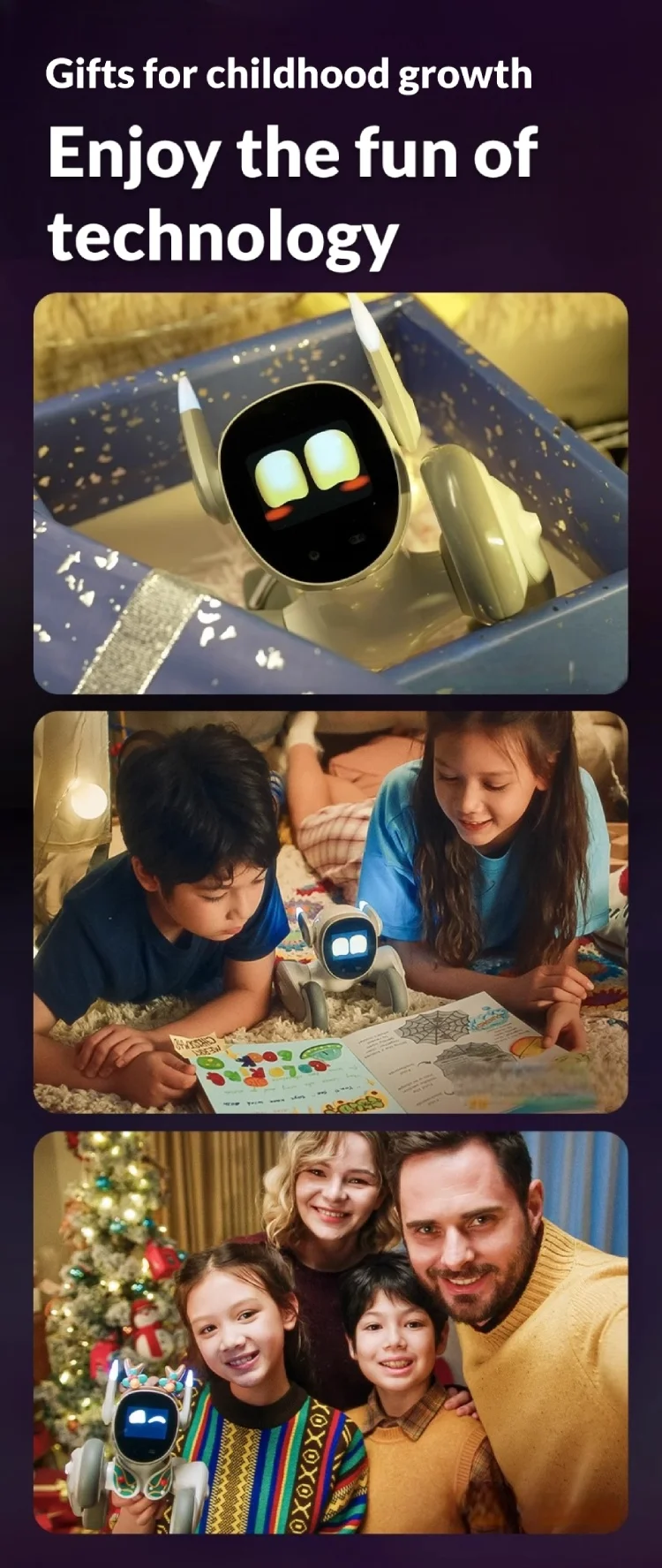 Smart Desktop AI Robot Toy Emotional Dialogue Programming Pet Companion ...