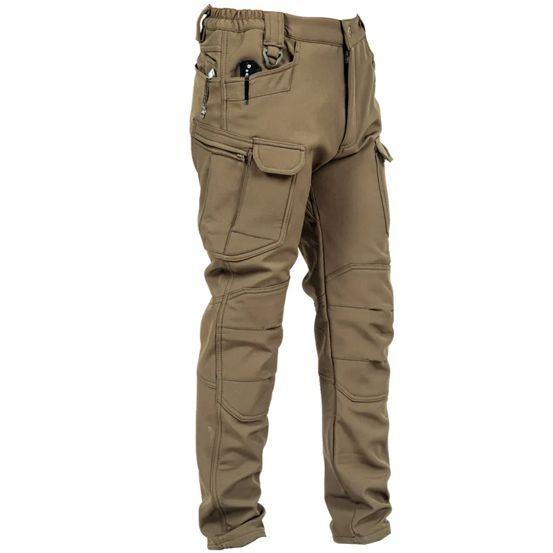 Men's Waterproof Softshell Tactical Sweatpants for Winter