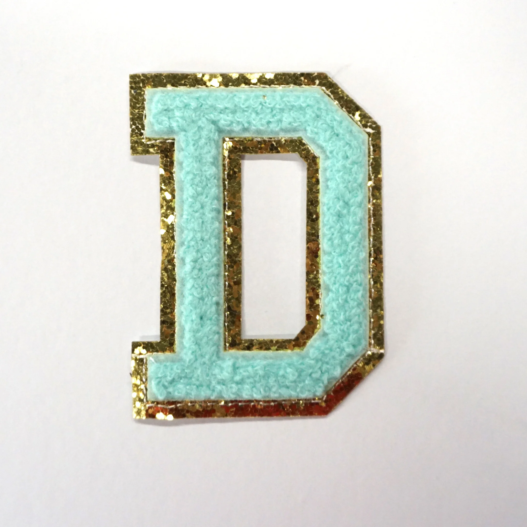 Free Sample Letter 3D Hotfix Motif Rhinestone Iron on Patches