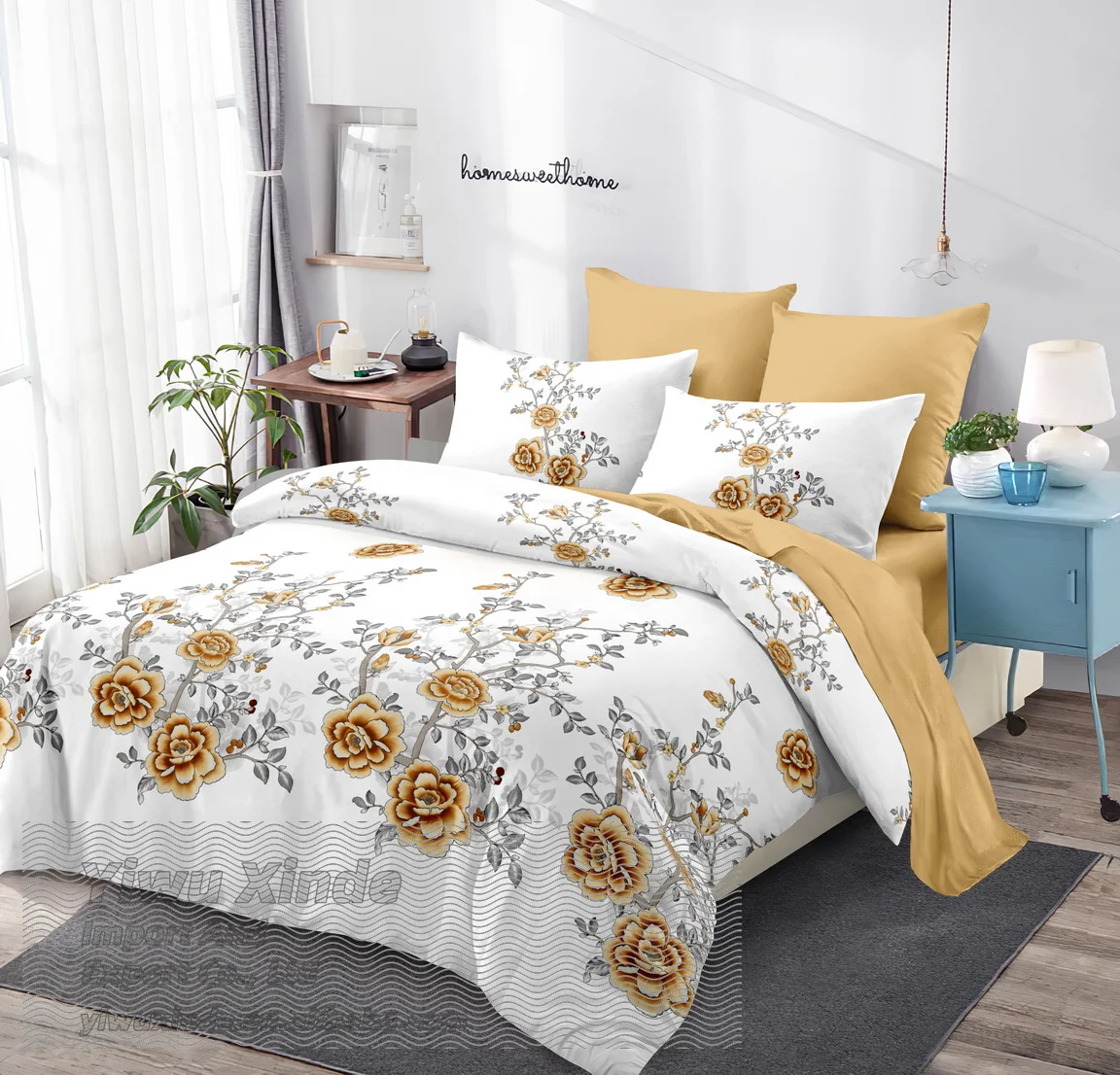 Wholesale 6 Piece King Size Bet Sheet Set - Cotton Bedding